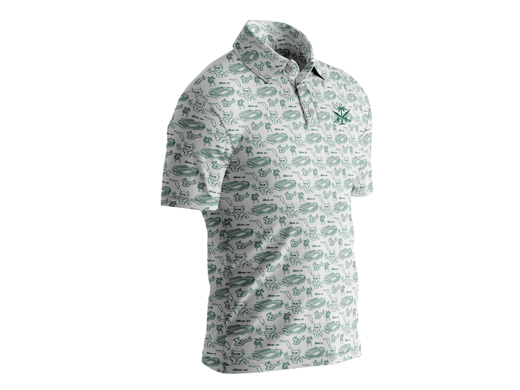 The Bay Bull Polo – For the Bay x USF Edition – For the Bay Clothing Co.