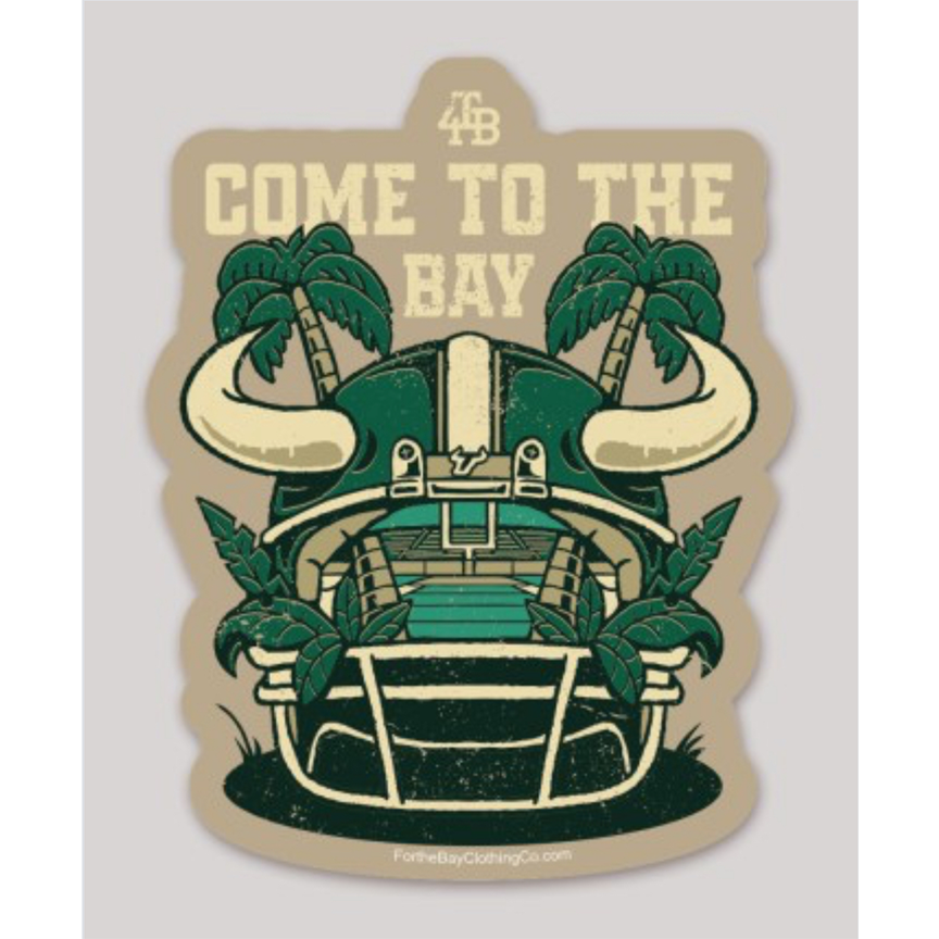 Come to the Bay Sticker – For the Bay Clothing Co.